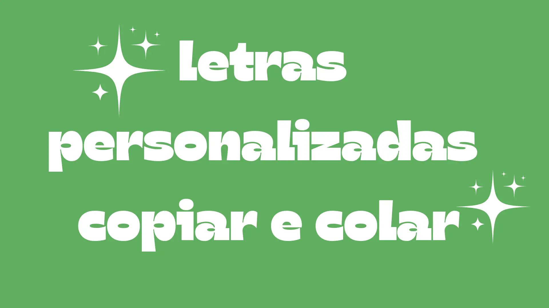Letras Personalizadas Copiar E Colar - Criar Texto Estiloso ...